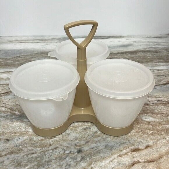 Tupperware | Kitchen | Vintage Tupperware 7334 Condiment Serving Caddy ...